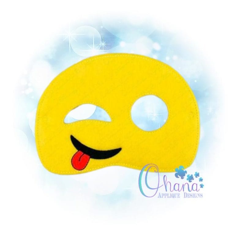 Poop Emotion Pretend Mask - Ohana Applique Designs