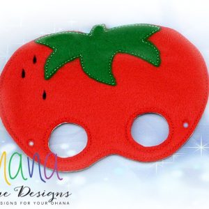 Strawberry Mask - Ohana Applique Designs