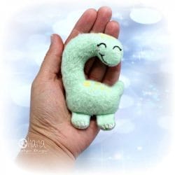 Brachiosaurus (Long Neck) Stuffie - Ohana Applique Designs