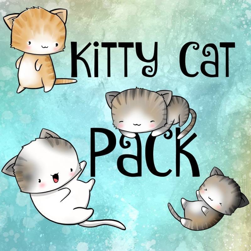 Kitty Cat Bundle Pack - Ohana Applique Designs