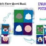 Mix and Match Faces Quiet Book - Ohana Applique Designs