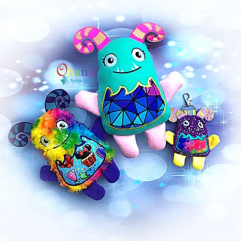 Monster Stuffie - OAD - Monster Stuffie Embroidery Design