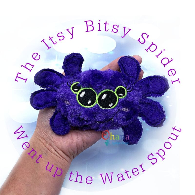 Spencer Spider Stuffie - OAD - Spider Stuffie Embroidery Design