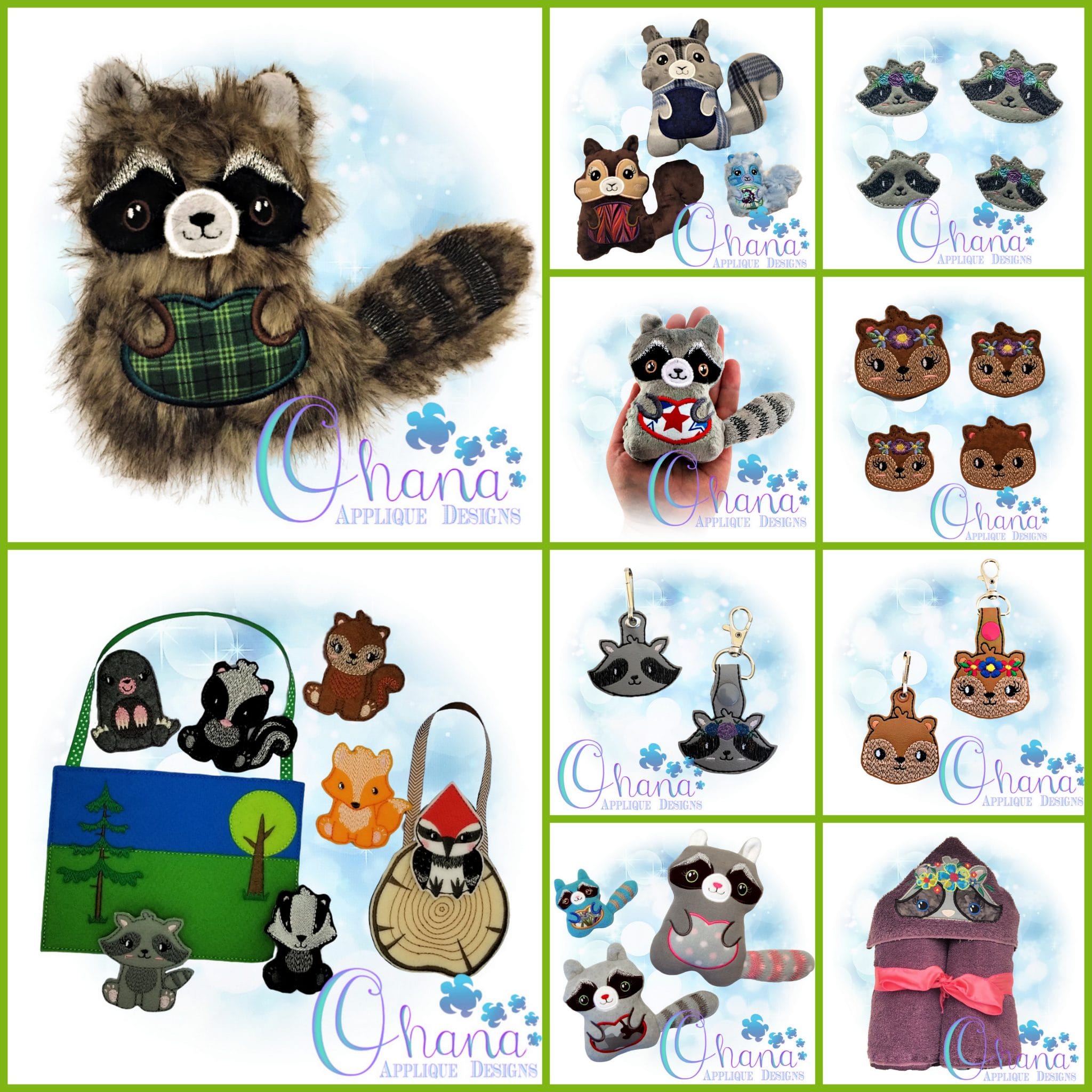 Woodland Animal Bundle Embroidery Design - OAD