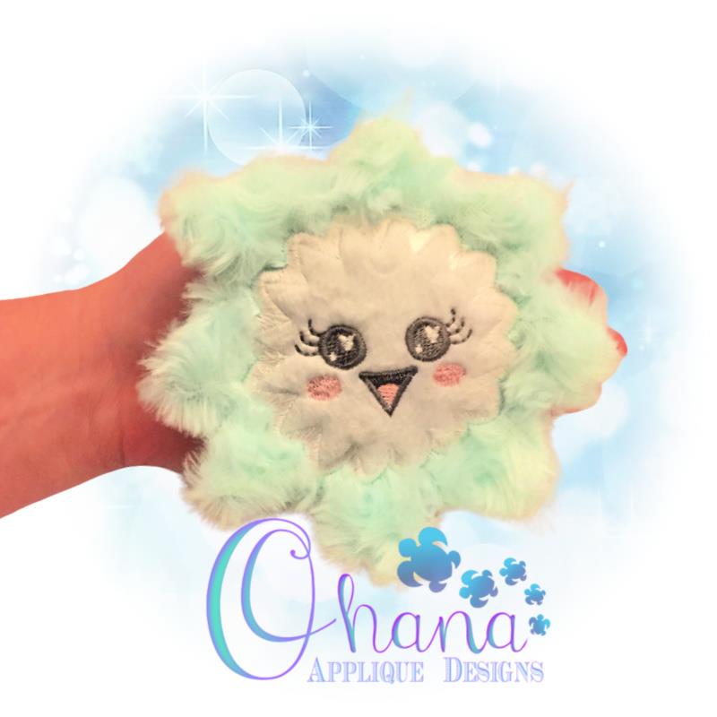 Blossom Flower Stuffie Embroidery Design - Ohana Applique Designs