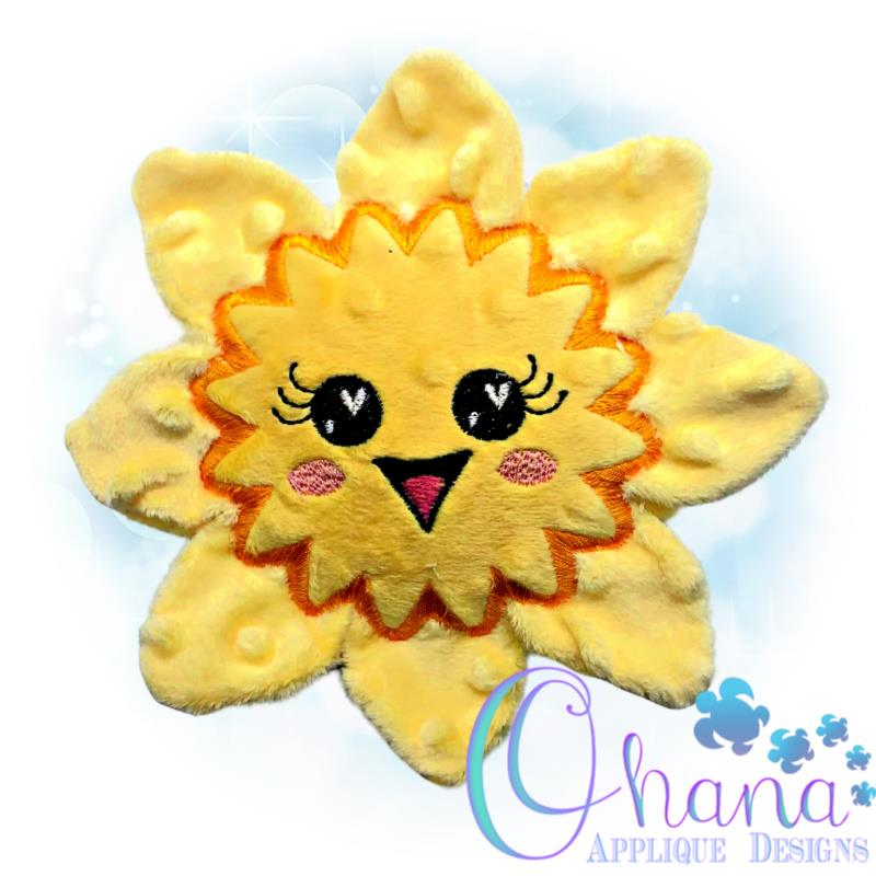 Blossom Flower Stuffie Embroidery Design - Ohana Applique Designs