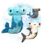 Sledge Hammerhead Shark Stuffie Embroidery Design - OAD