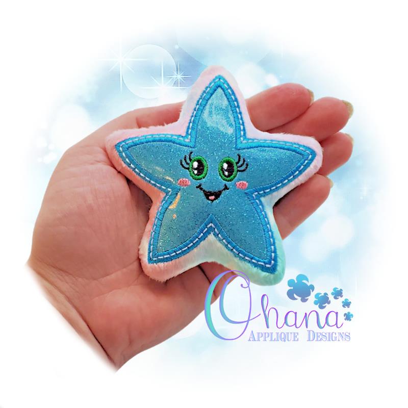Starfish Stuffie Embroidery Design - Ohana Applique