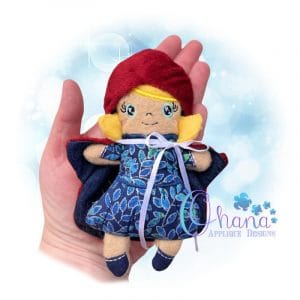 Little Red Stuffie Embroidery Design - Ohana Applique