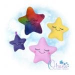 Sleeping Star Stuffie Embroidery Design - Ohana Applique Designs