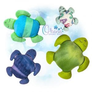 Honu Turtle Stuffie Embroidery Design - Ohana Applique Designs