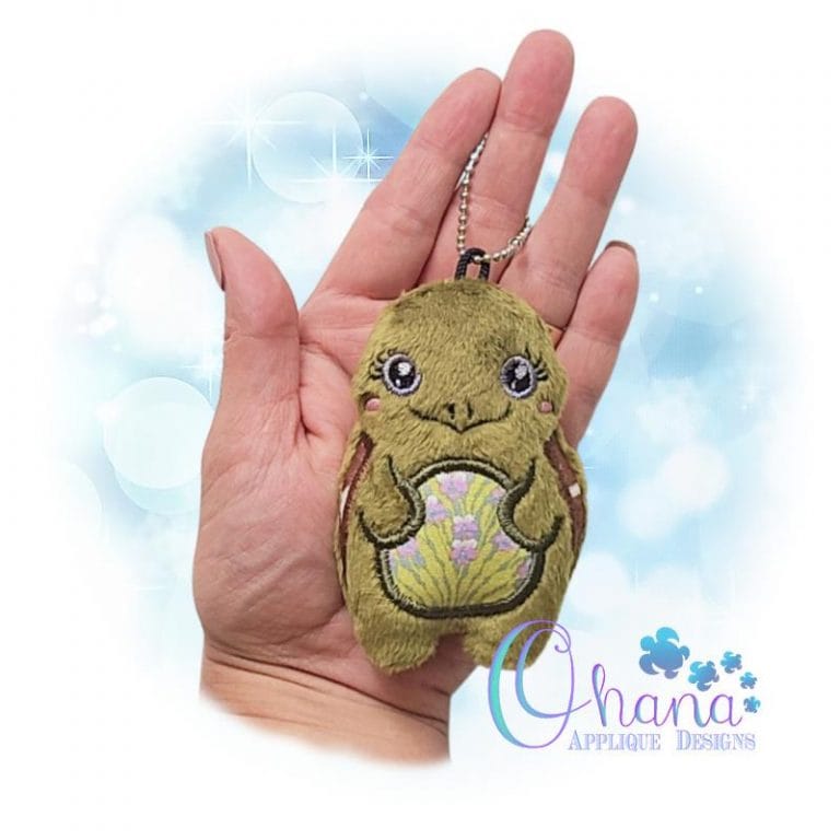 Terry Turtle Stuffie Embroidery Design - Ohana Applique Designs