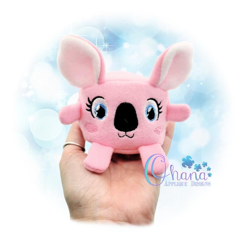 Ball Koala Stuffie Embroidery Design - Ohana Applique Designs