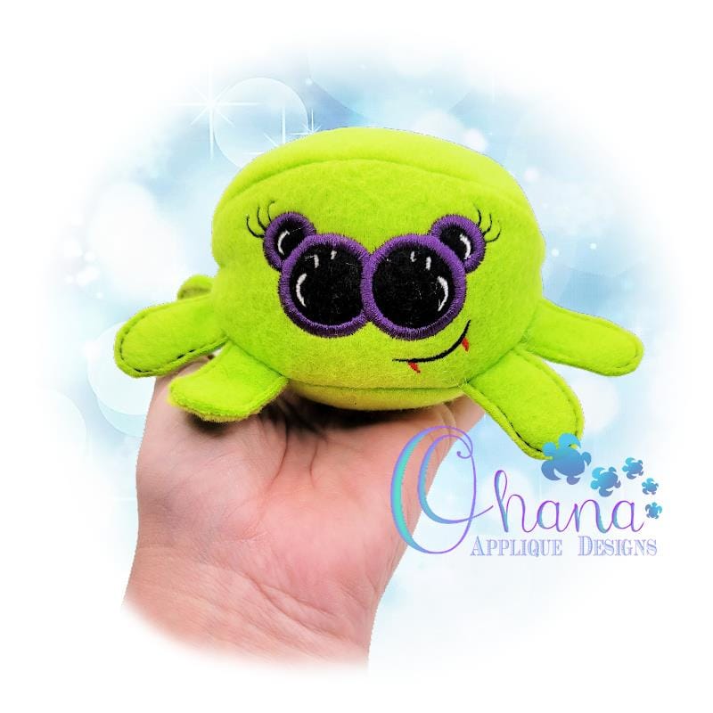 Ball Spider Stuffie Embroidery Design - Ohana Applique Designs