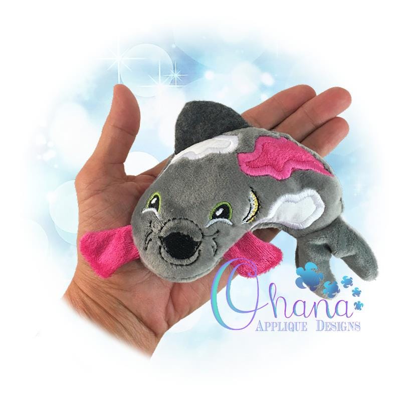 Koi Fish Stuffie Embroidery Design - Ohana Applique Designs