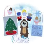 Nutcracker Finger Puppets Embroidery Design - Ohana Applique Designs