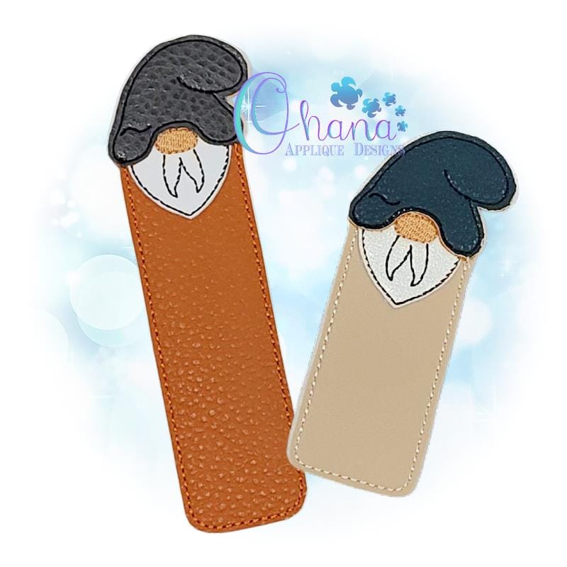 Gnome Bookmark Embroidery Design - Ohana Applique Designs