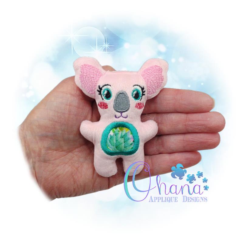 Konnie Koala Stuffie Embroidery Design - Ohana Applique Designs