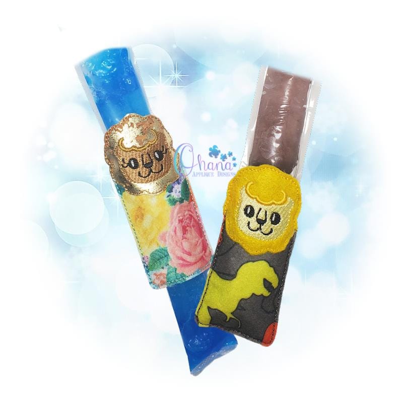 Lion Ice Pop Holder - Ohana Applique Designs