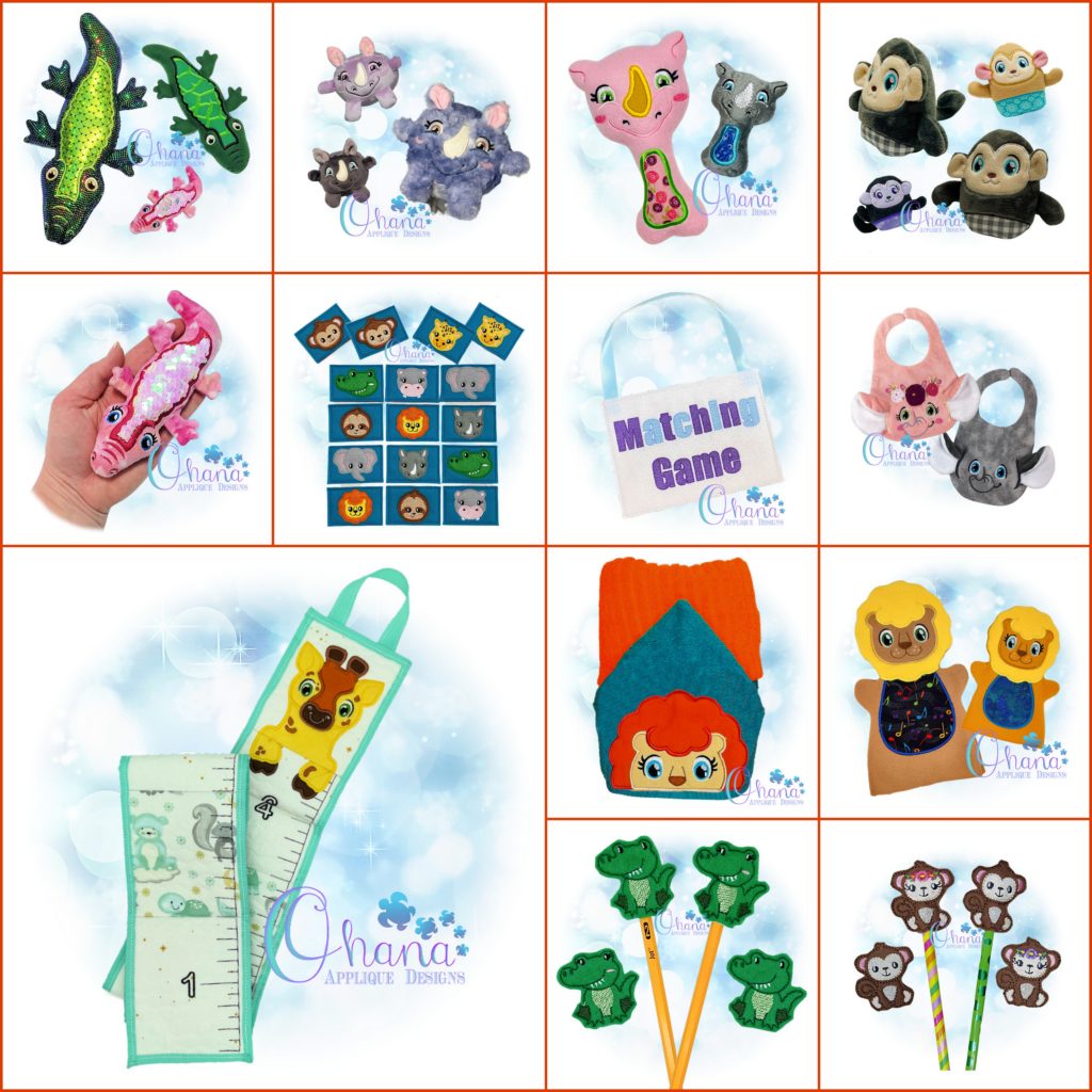Zoo Animal Week Bundle - May 6th, 2022 Embroidery Design- OAD