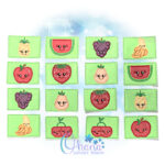 Fruit Matching Card Game - Ohana Applique Designs