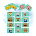 Junk Food Matching Card Game - Ohana Applique Designs