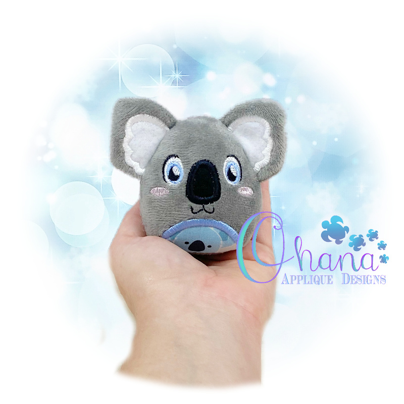Koala Eggie Stuffie Embroidery- Ohana Applique Designs