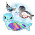 Sara Seal Stuffie Embroidery Design- Ohana Applique Designs