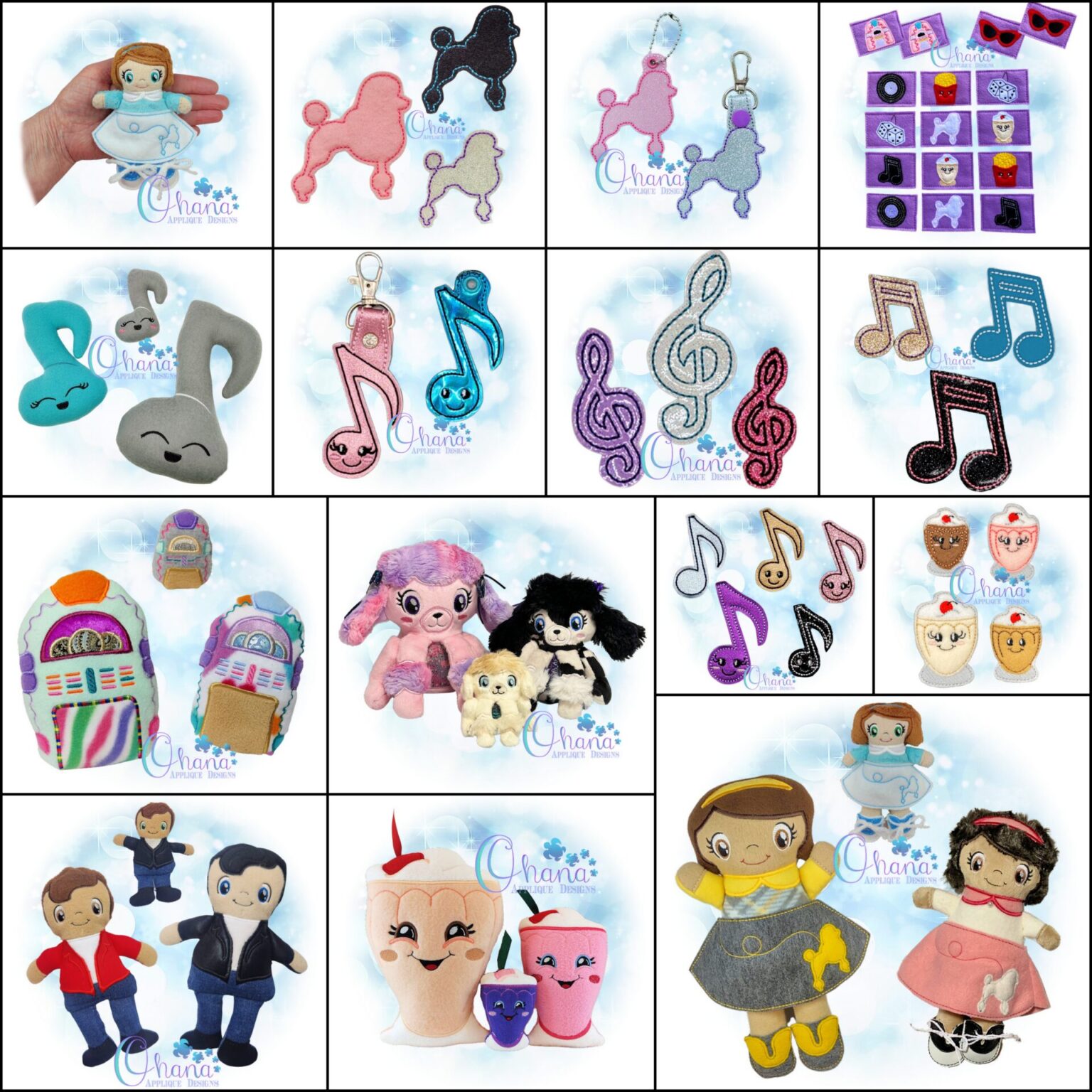 Fifties Week Bundle - May 27th, 2022 Embroidery Design- OAD