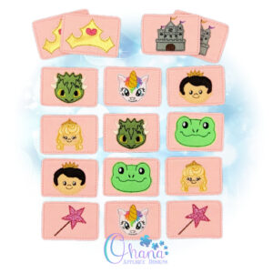 Fairy Tale Matching Card Game - Ohana Applique Designs