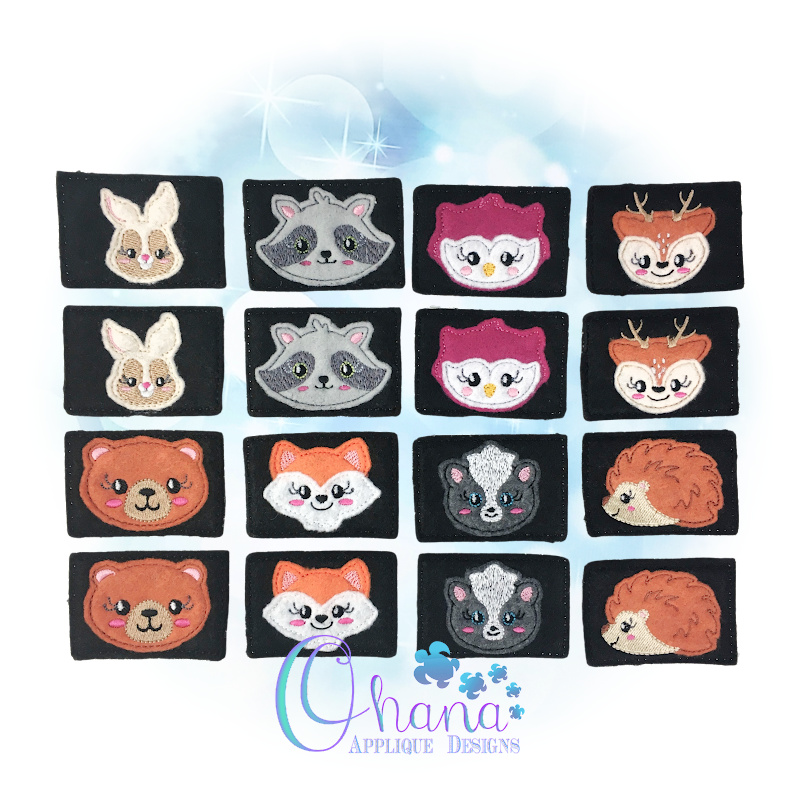 Forest Matching Card Game - Ohana Applique Designs