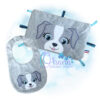 Rover Dog Peeker Embroidery Design - Ohana Applique Designs