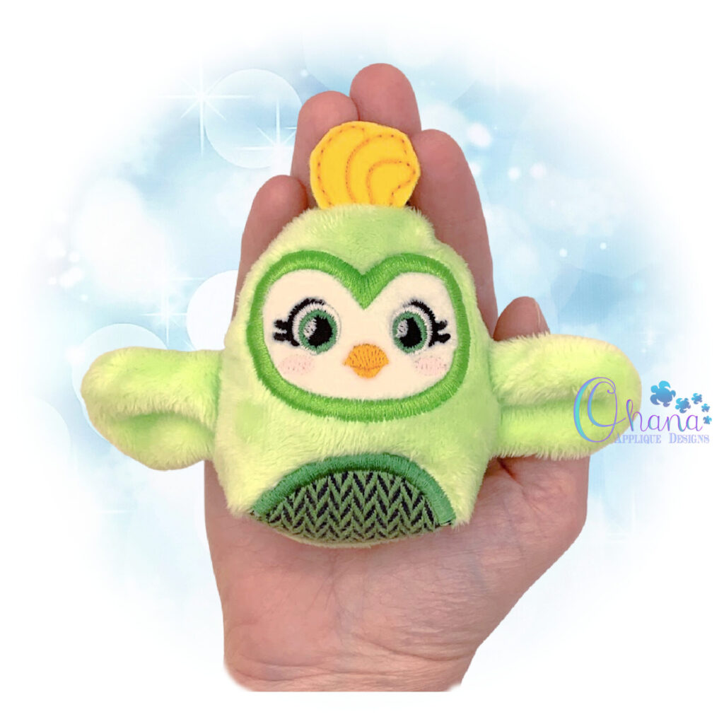 Chick Eggie Stuffie Embroidery Design - Ohana Applique Designs