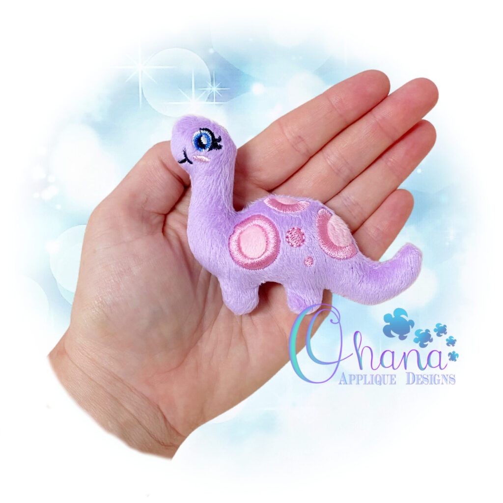 Louis Long Neck Stuffie Embroidery Design - Ohana Applique Designs