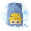 Blue Princess Peeker Design - Ohana Applique Designs