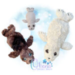 Floppy Seal Stuffie Embroidery Design - Ohana Applique Designs