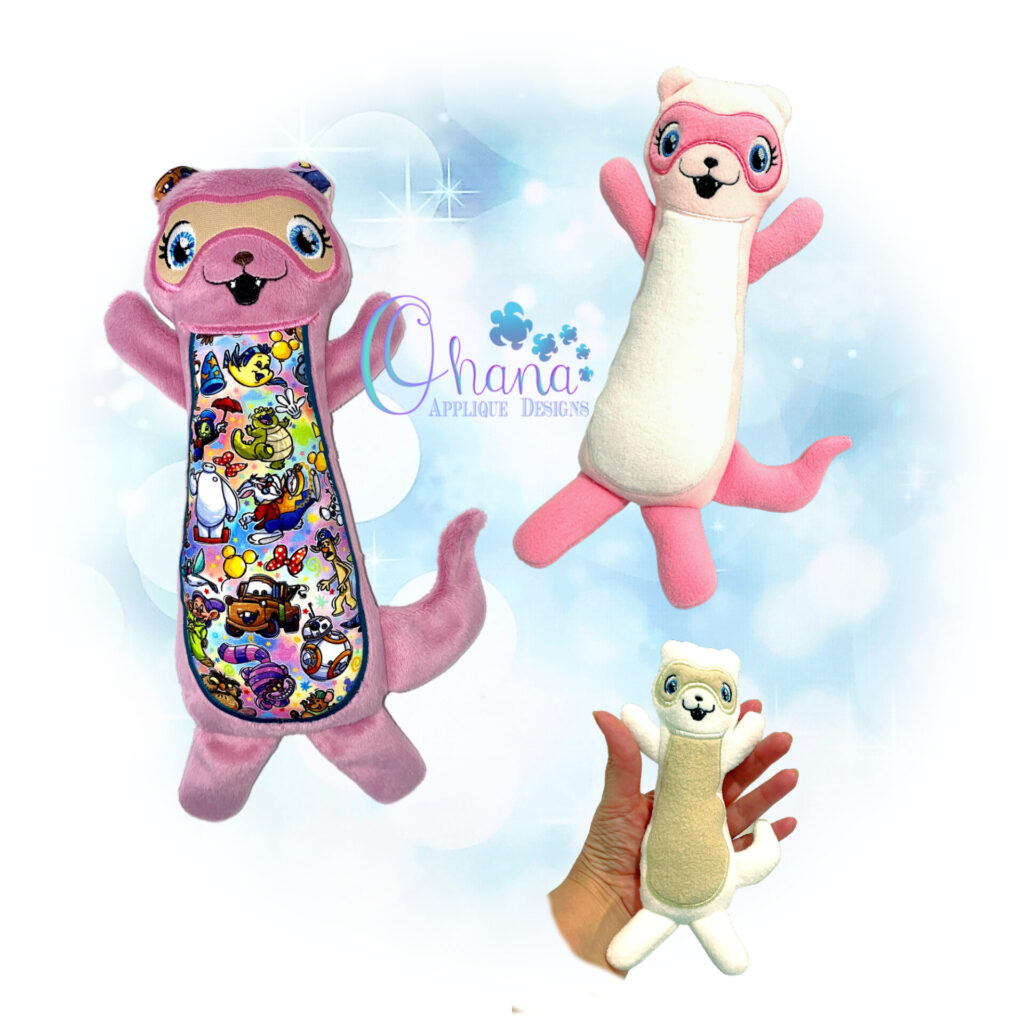 Ferret Stuffie Design - Ohana Applique Designs