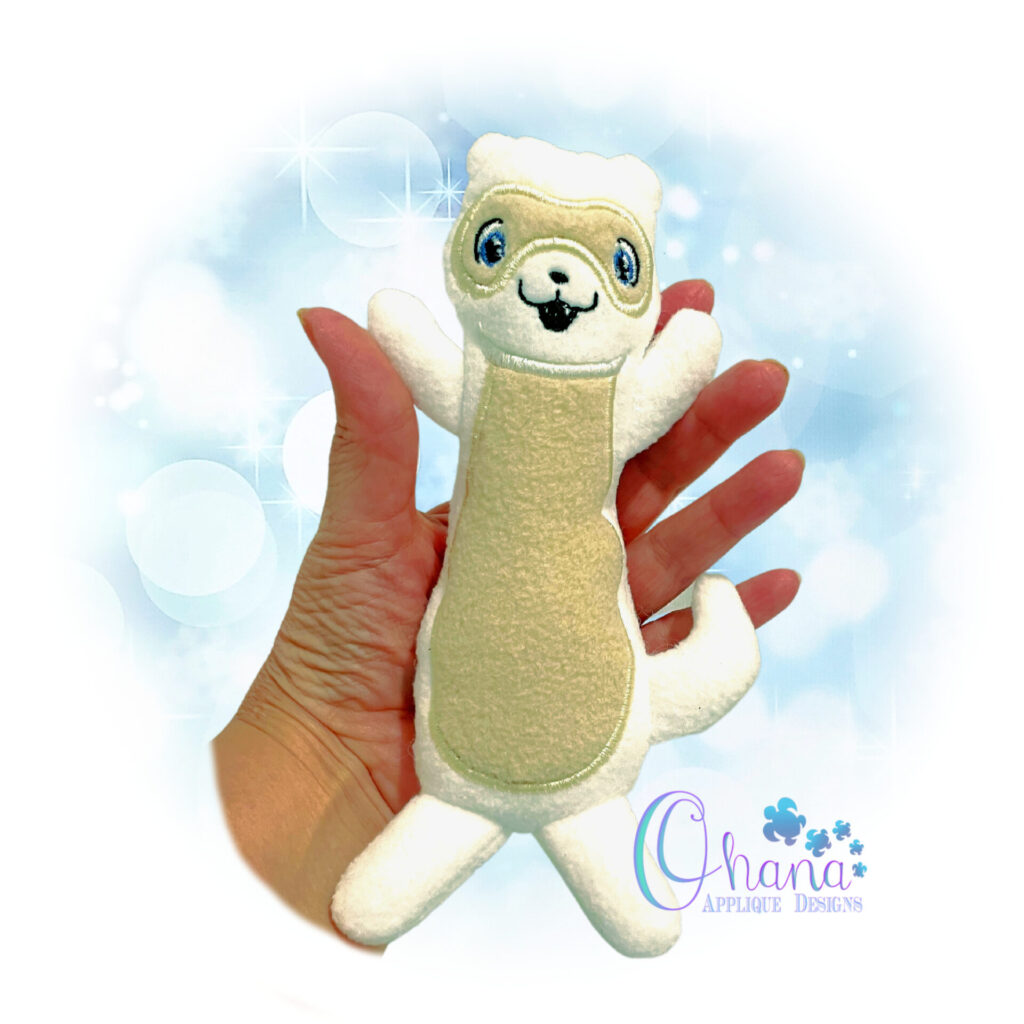 Ferret Stuffie Design - Ohana Applique Designs