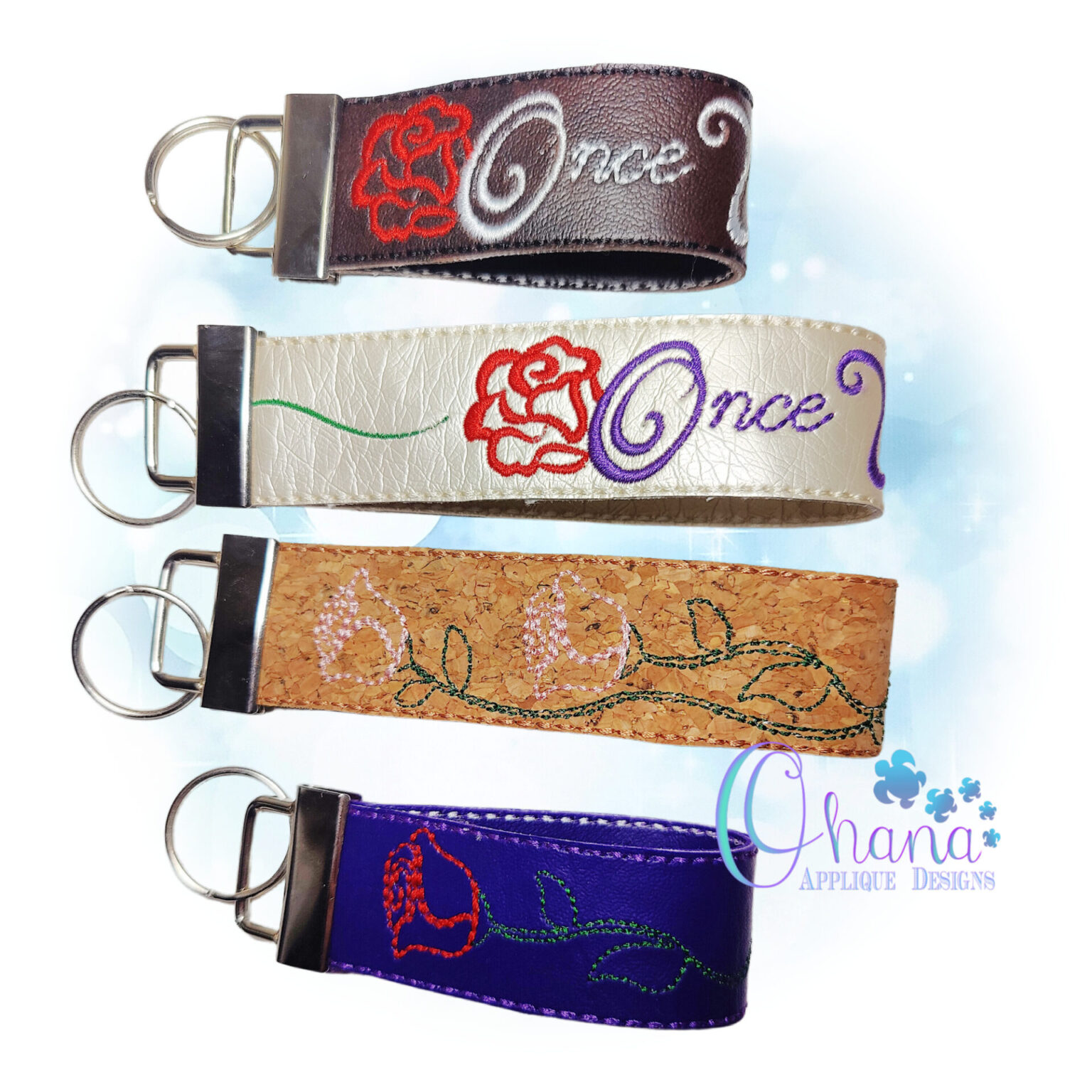 Once Upon a Time Wrist Strap Design - Ohana Applique Designs