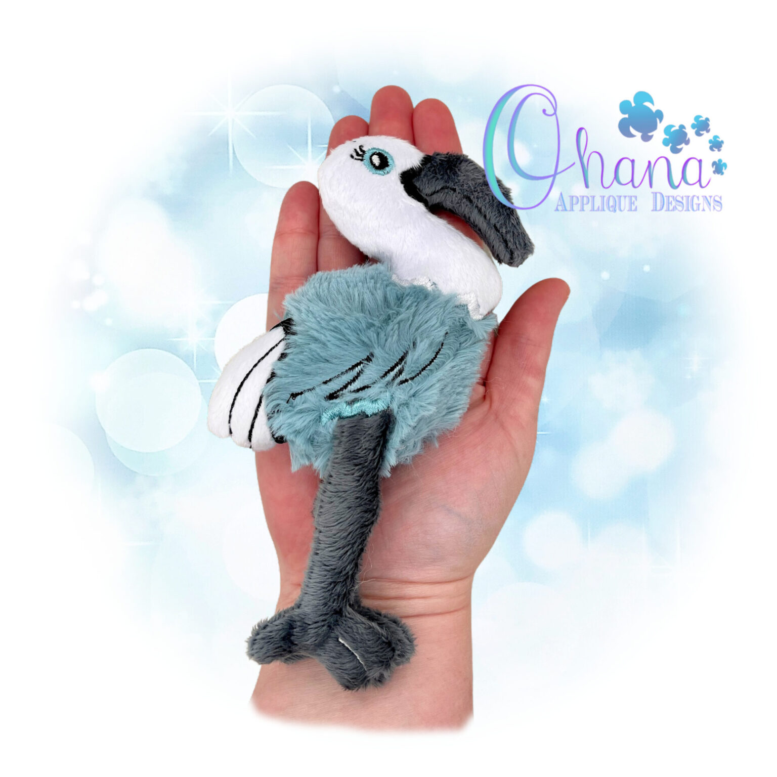3D Bin Chicken Stuffie Design - Ohana Applique Designs