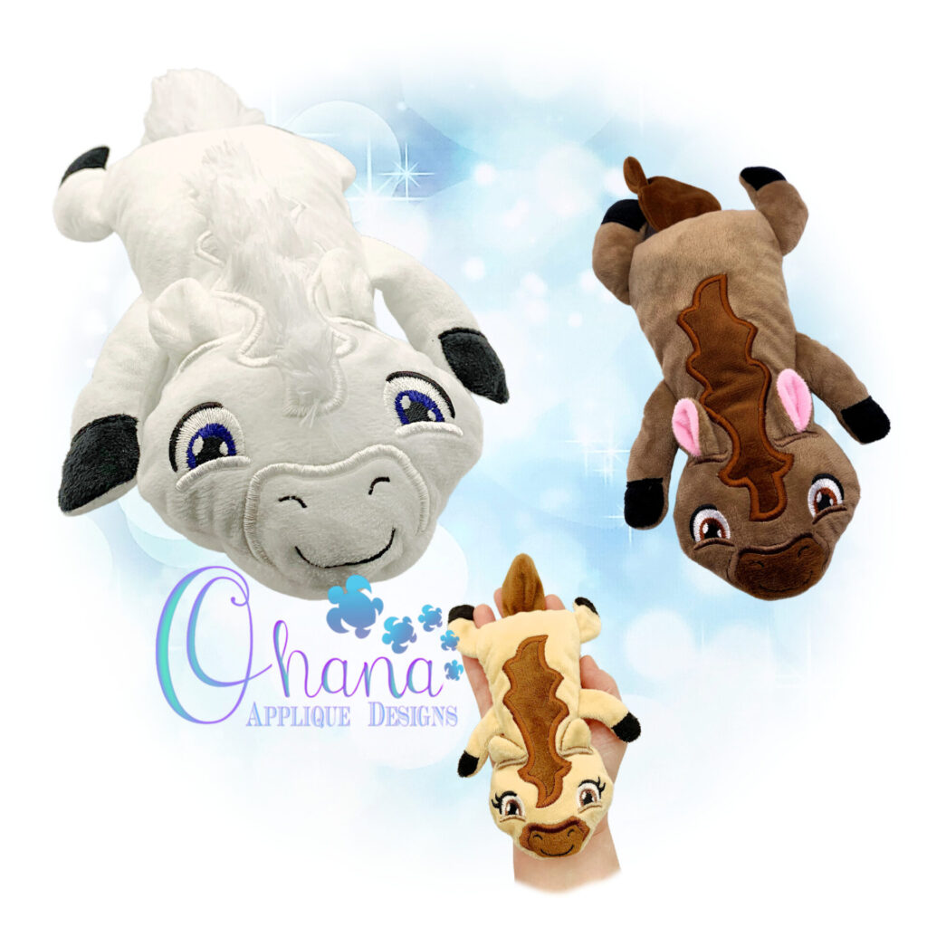 Floppy Horse Stuffie Design - Ohana Applique Designs