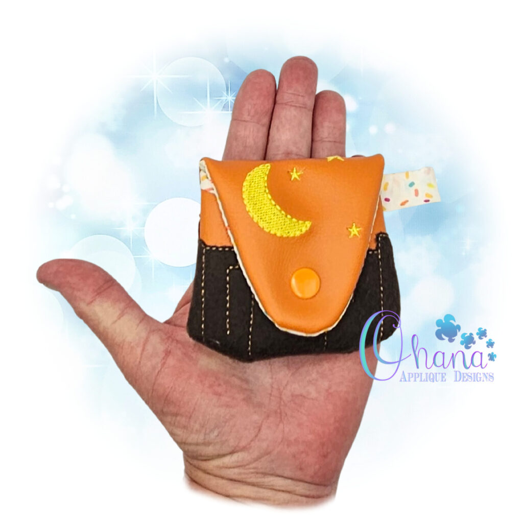 5 Little Pumpkins Coin Purse Play Set Design - Ohana Applique Designs