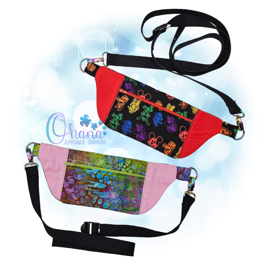 Hip Bag Embroidery Design - Ohana Applique Designs