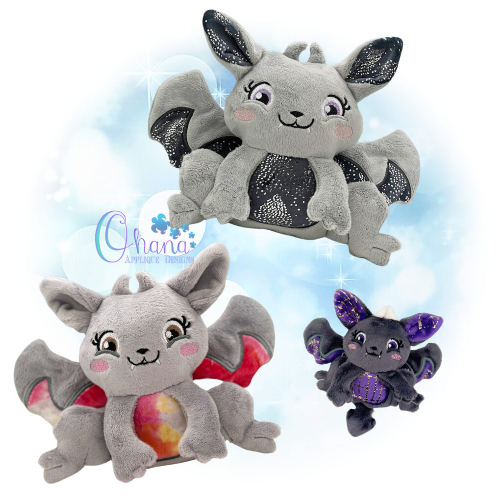 Gargoyle Stuffie Embroidery Design - Ohana Applique Designs