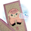Sheep Growth Chart Embroidery - Ohana Applique Designs