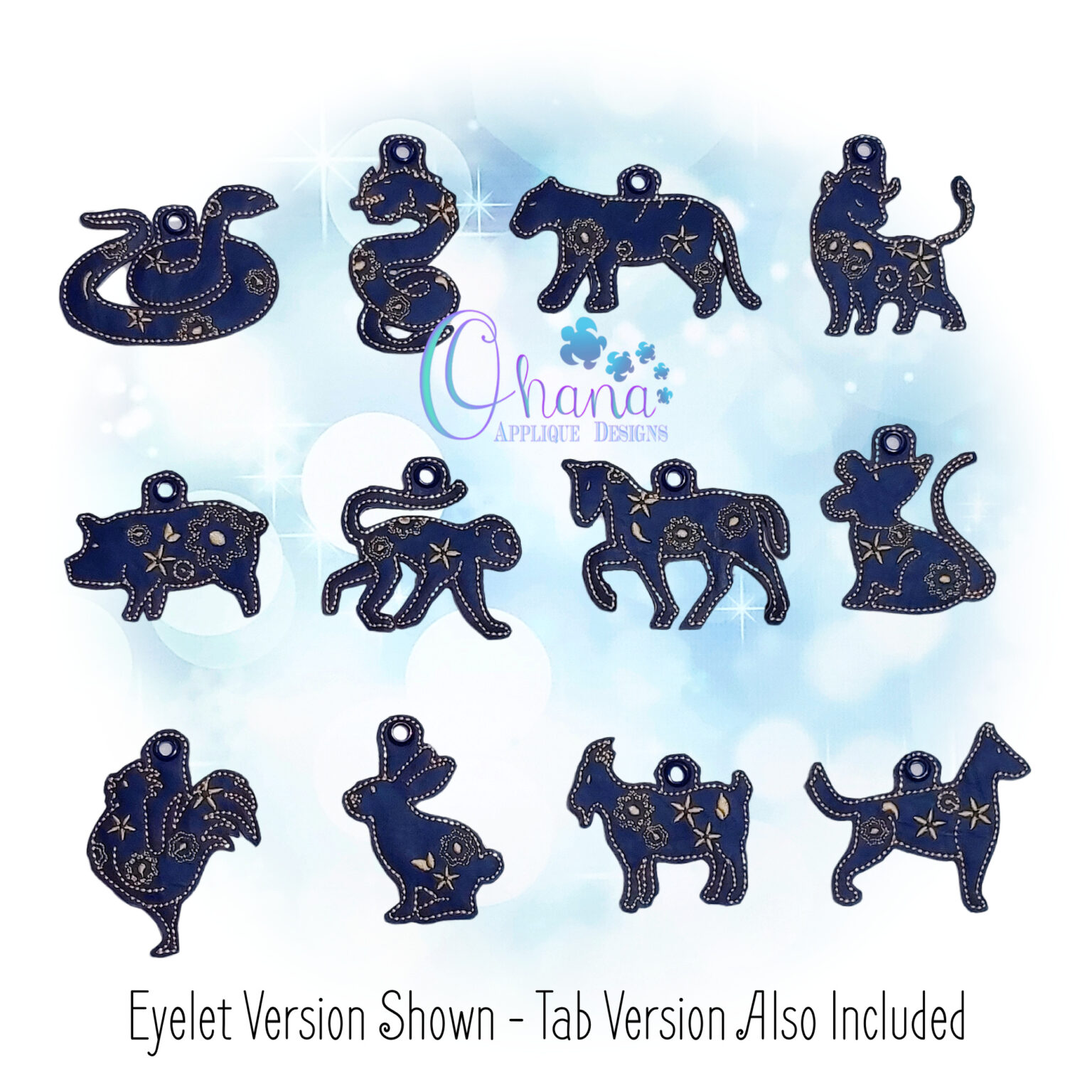 2018/2019 Snowglobe Ornament Bundle - OAD Designs