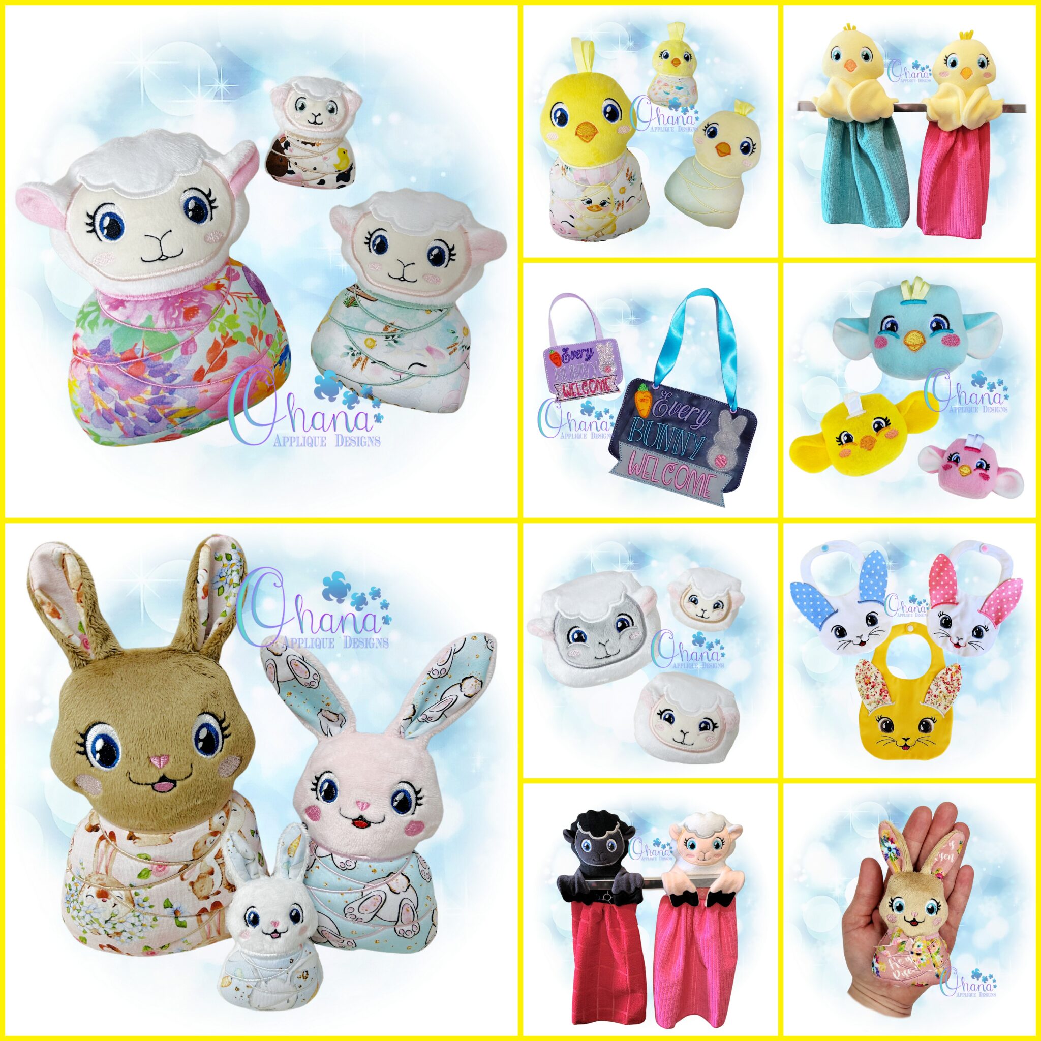 Easter 2 Week Bundle Embroidery Designs - Ohana Applique Designs