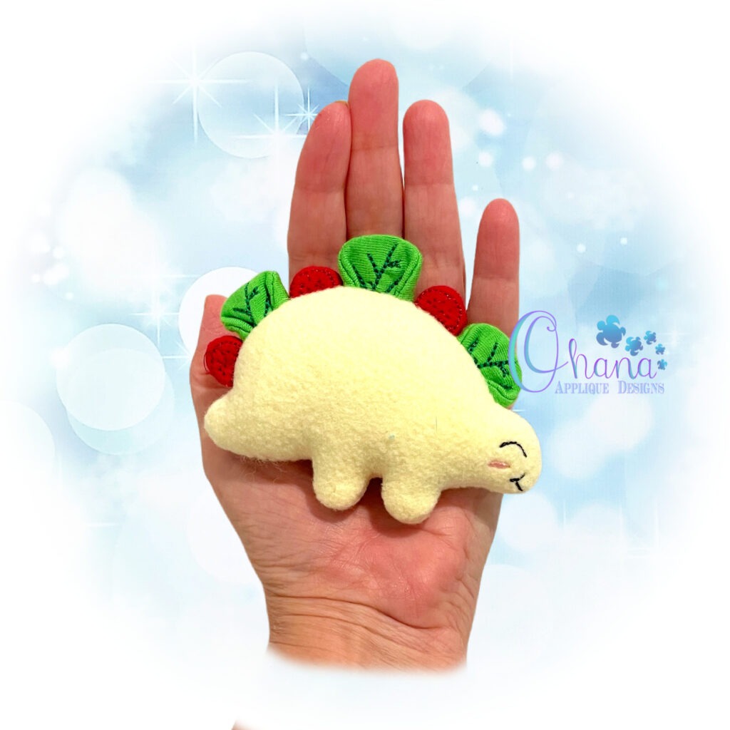 Tacosaurus Stuffie Embroidery Design - Ohana Applique Designs