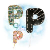 Letter P Lacing Board Embroidery Design - Ohana Applique Designs