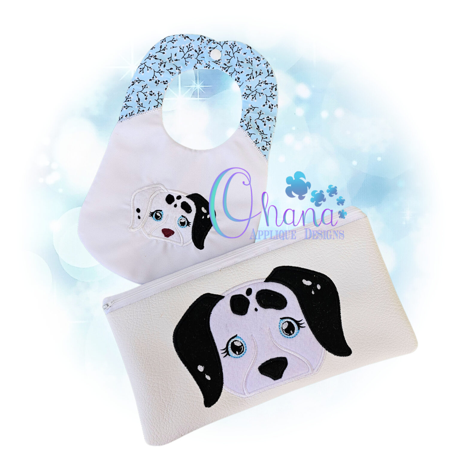 Dalmatian Peeker Embroidery Design - O.A.D.